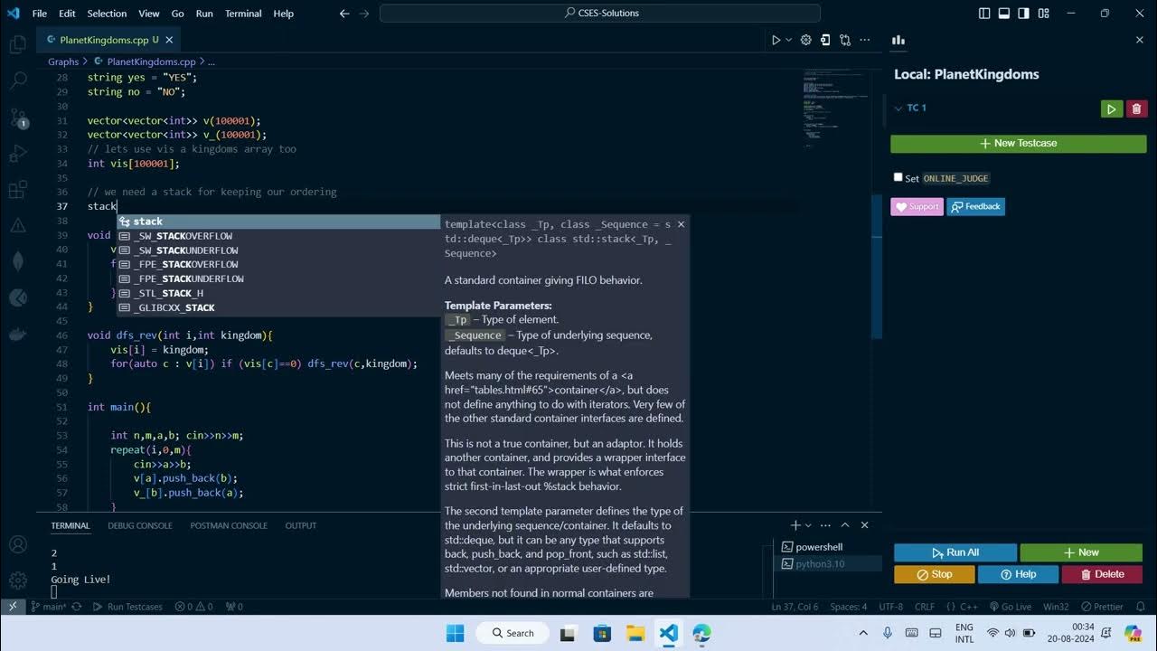 CSES - Planets and Kingdoms | CSES Solutions | CSES Problem Set - Graphs - YouTube