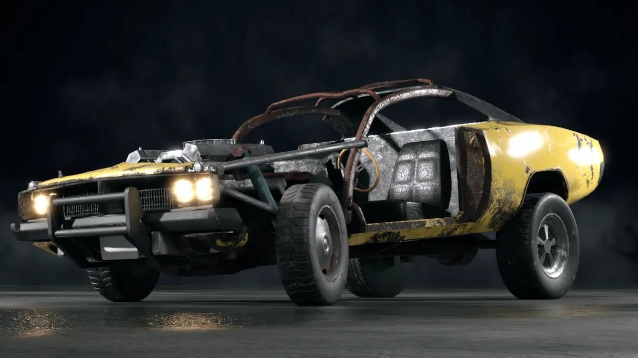 Muscle Car HD Model Animation Test - YouTube