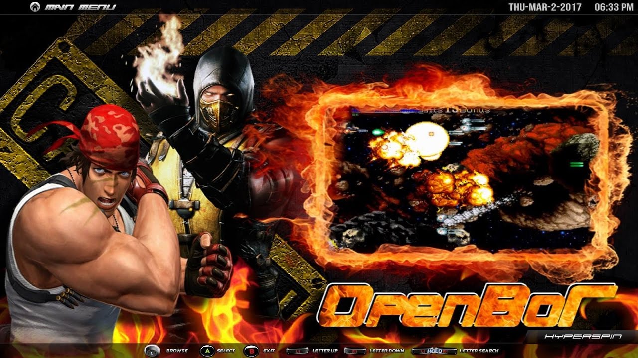 HYPERSPIN - OpenBOR (2.0) - Demonstração/JoyToKey/Configuração | 183 ...