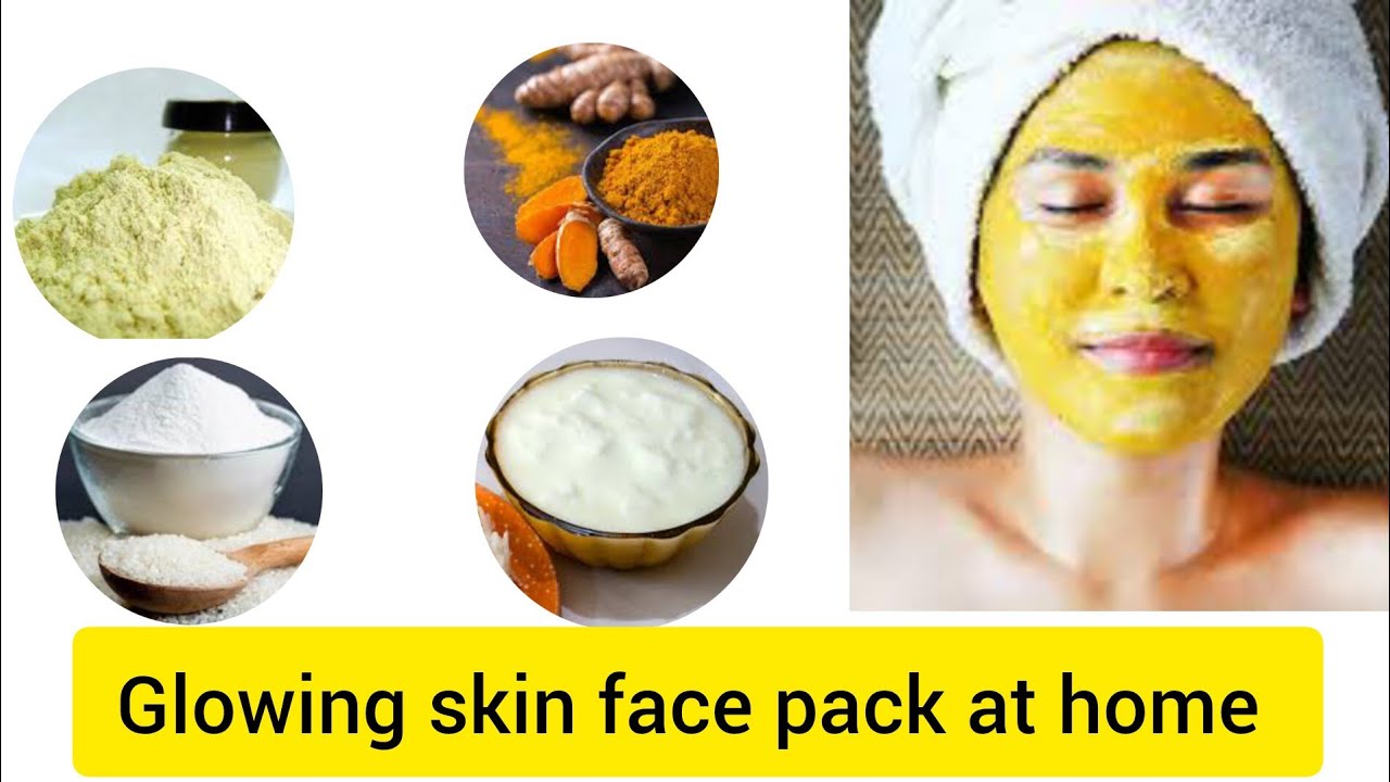Glowing face pack at home. ಬೆಳ್ಳಗಿನ ಮುಖಕ್ಕೆ ಫೇಸ್ ಪ್ಯಾಕ್ - YouTube