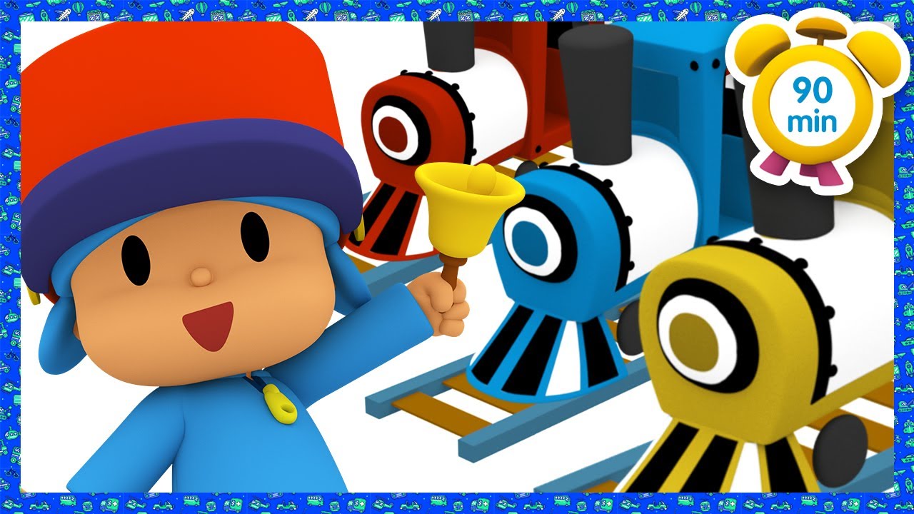 🚆 POCOYO in ENGLISH - Trains for Kids [90 min] Full Episodes |VIDEOS ...