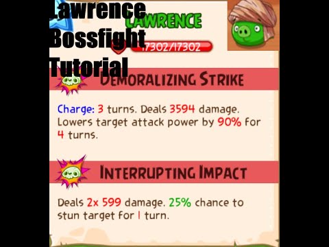 How To Beat The Lawrence Bossfight In Angry Birds Epic (Cave 7) - YouTube
