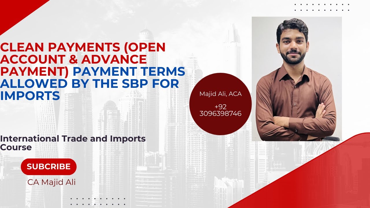 CLEAN PAYMENTS OPEN ACCOUNT & ADVANCE PAYMENT PAYMENT TERMS ALLOWED BY ...