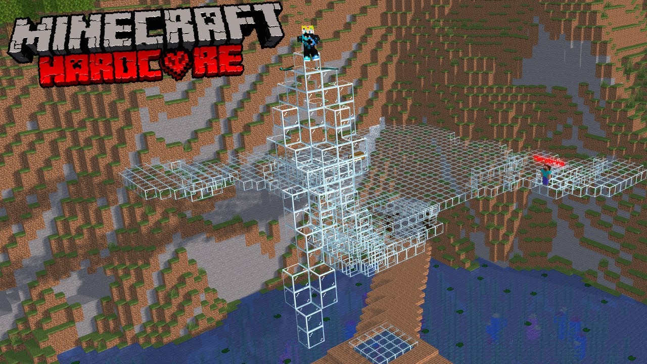 Building a Swan Looking Base in Minecraft Hardcore (#2) - YouTube