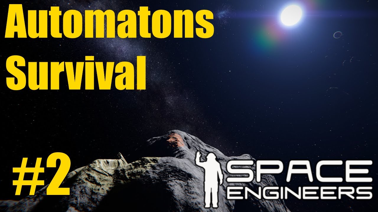 Exploring An Unknown Star System | Space Engineers Automatons Survival ep2 - YouTube
