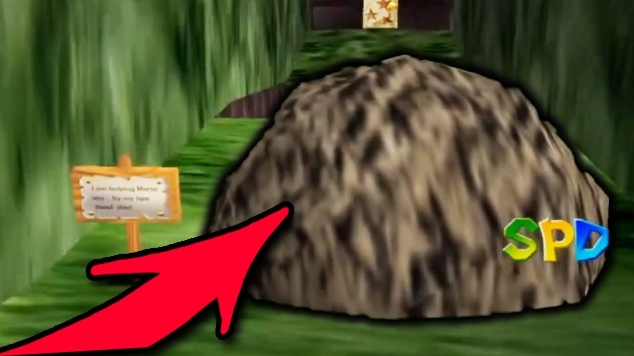 Playing Super Mario 64 as a literal boulder - YouTube