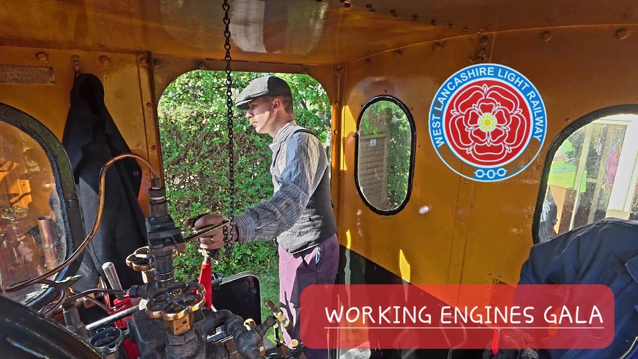 WORKING ENGINES GALA (WEST LANCASHIRE LIGHT RAILWAY) - YouTube