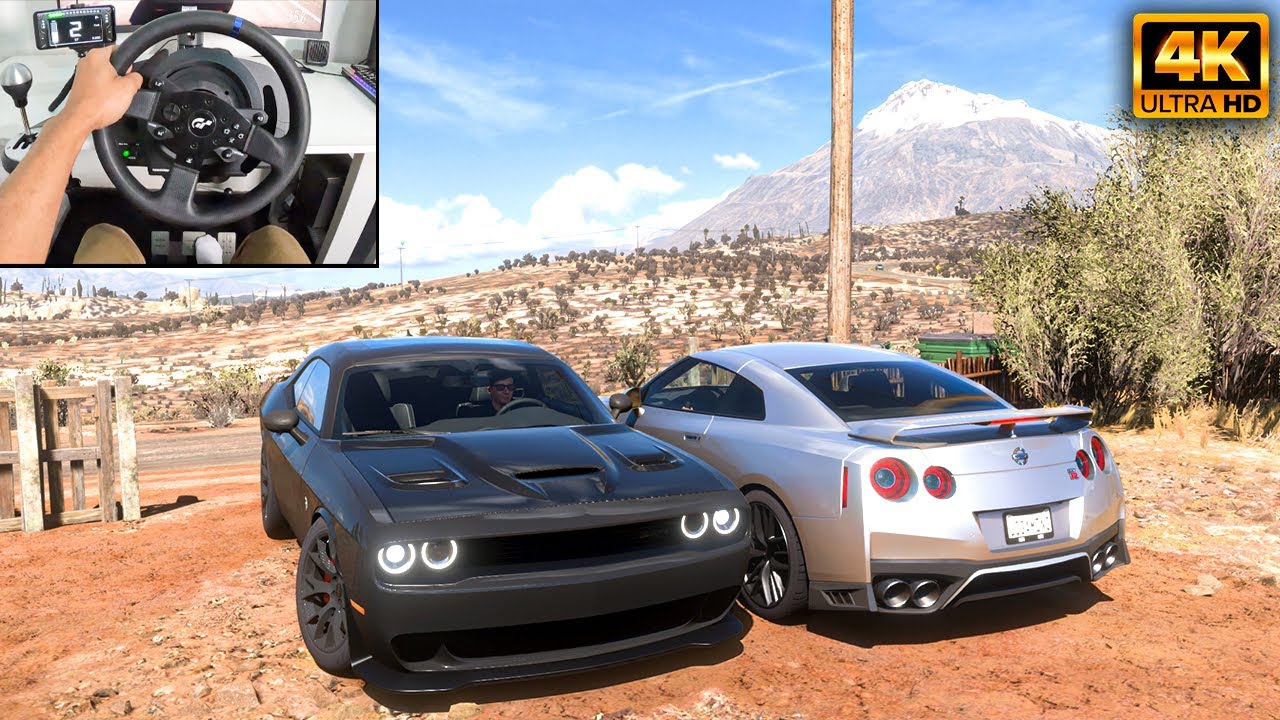 Dodge Challenger SRT Hellcat & Nissan GT-R R35 | Forza Horizon 5 ...