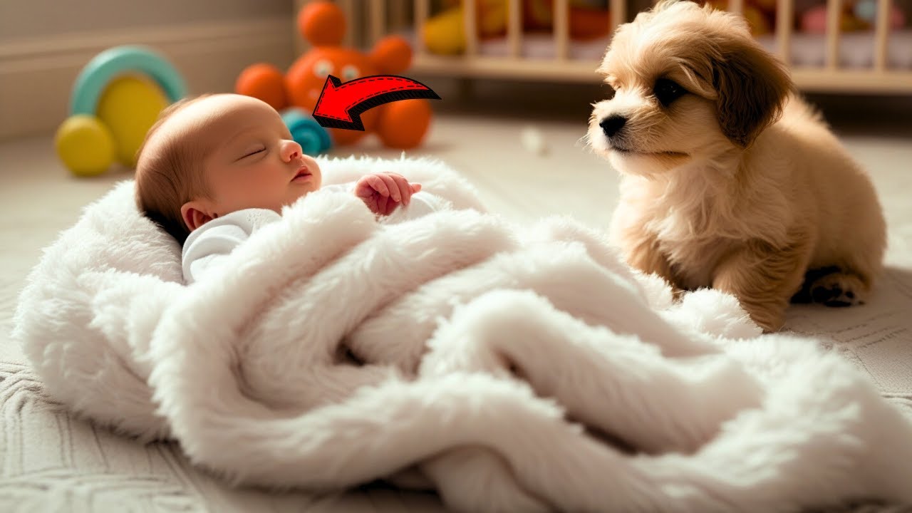 6-Month-Old Paralyzed Baby Falls Asleep. Look What the Puppy Did Next ...