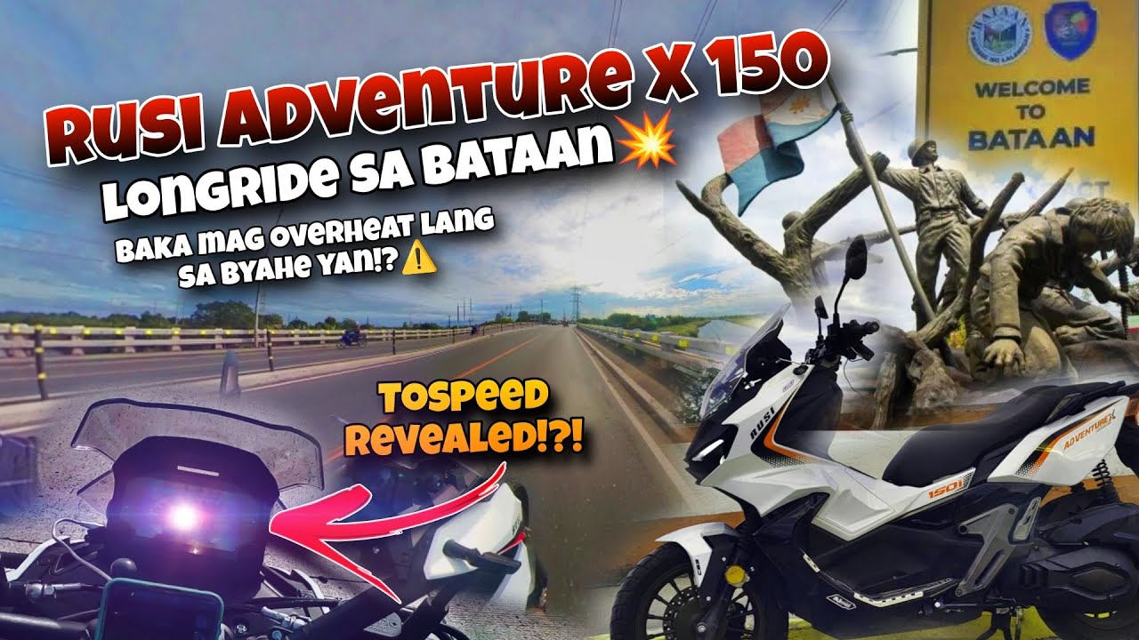 RUSI ADVENTURE X 150i |Longride Topspeed Revealed| Dinalupihan Bataan ...