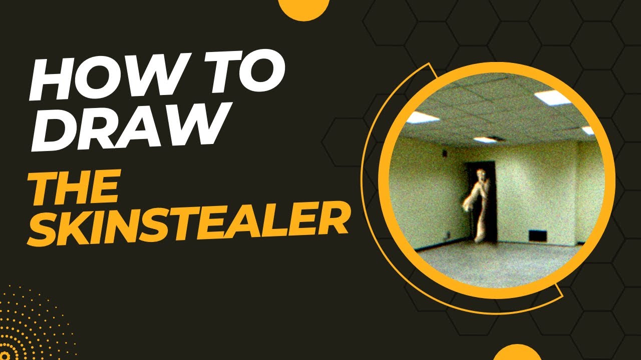 How to Draw Backrooms Skinstealer Entity - YouTube