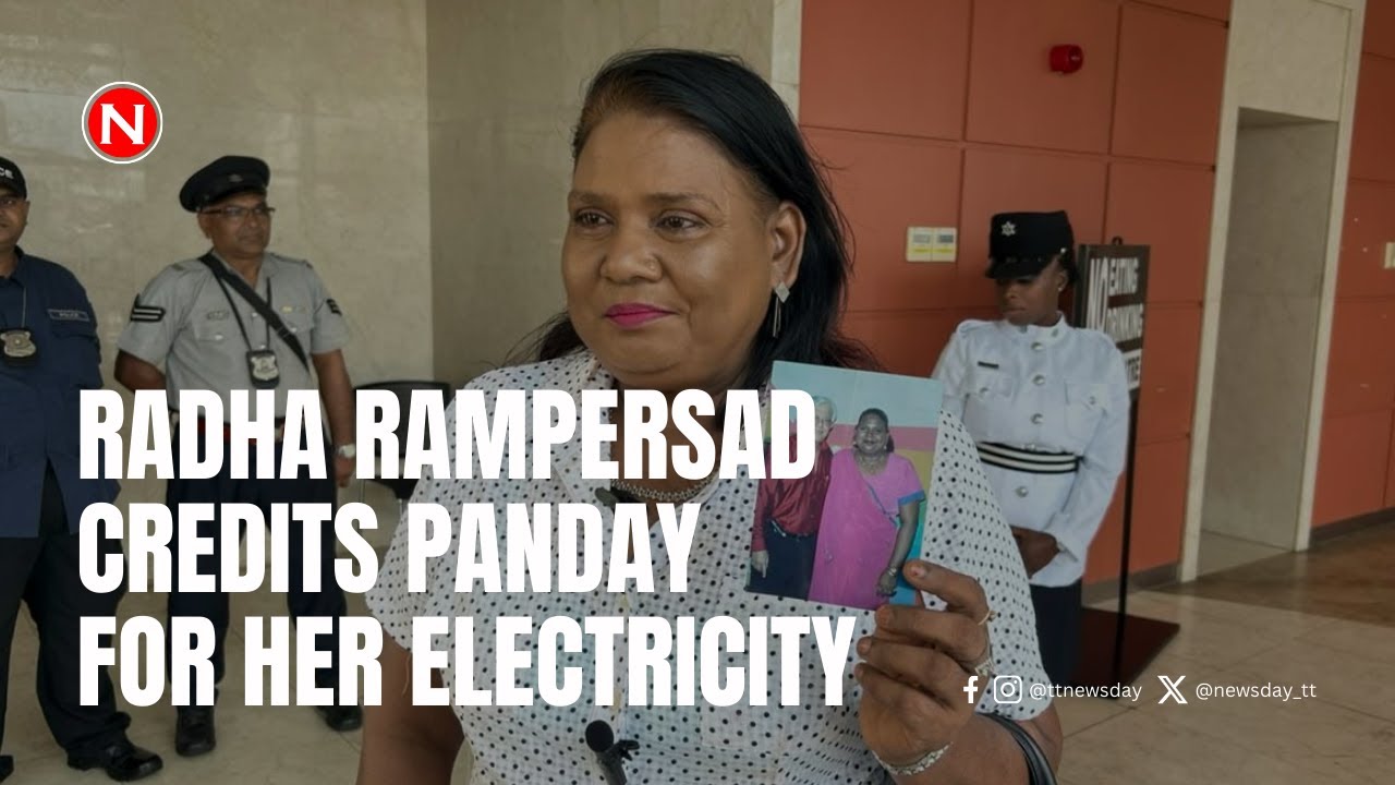 Radha Rampersad credits Basdeo Panday for electricity in her home - YouTube