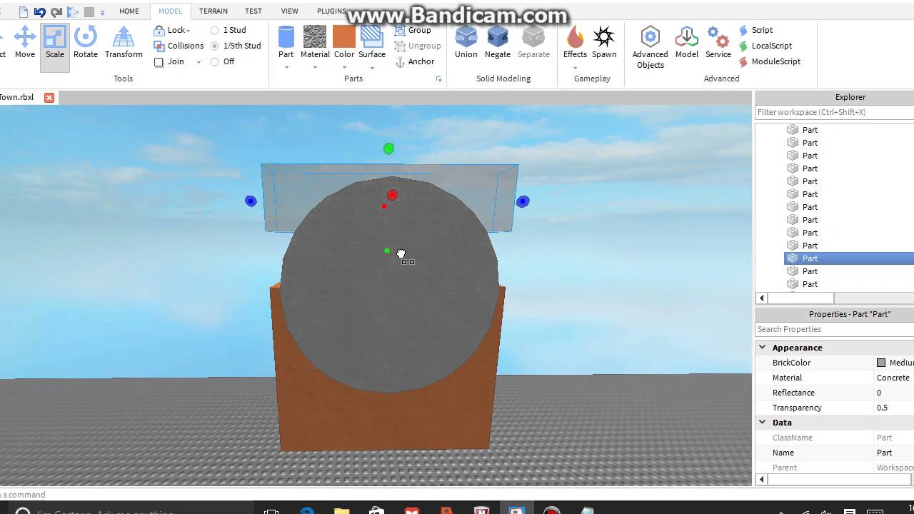 Roblox: How to make a arch! (smooth and no gliching textures) - YouTube