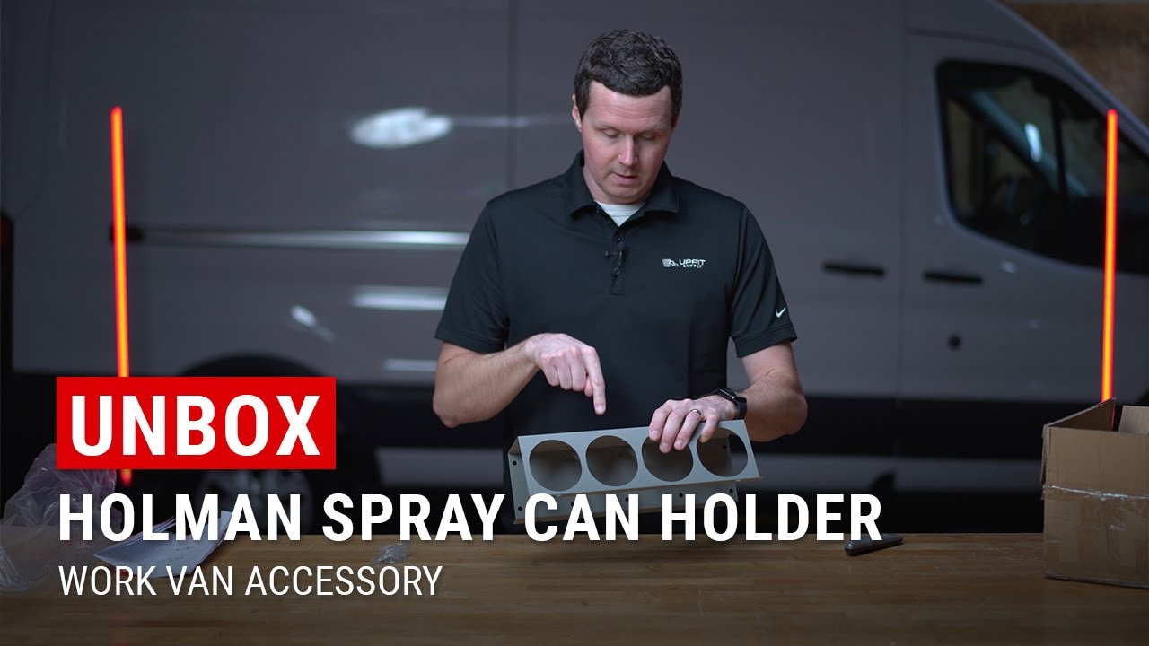 Unboxing Holman Spray Can Holder for Work Vans - YouTube