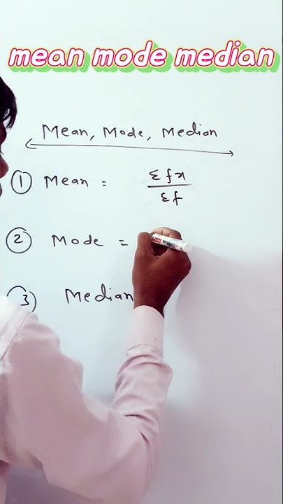 Mean Median Mode | Mean Mode Median Class 10 | Mean Median Mode|Short ...