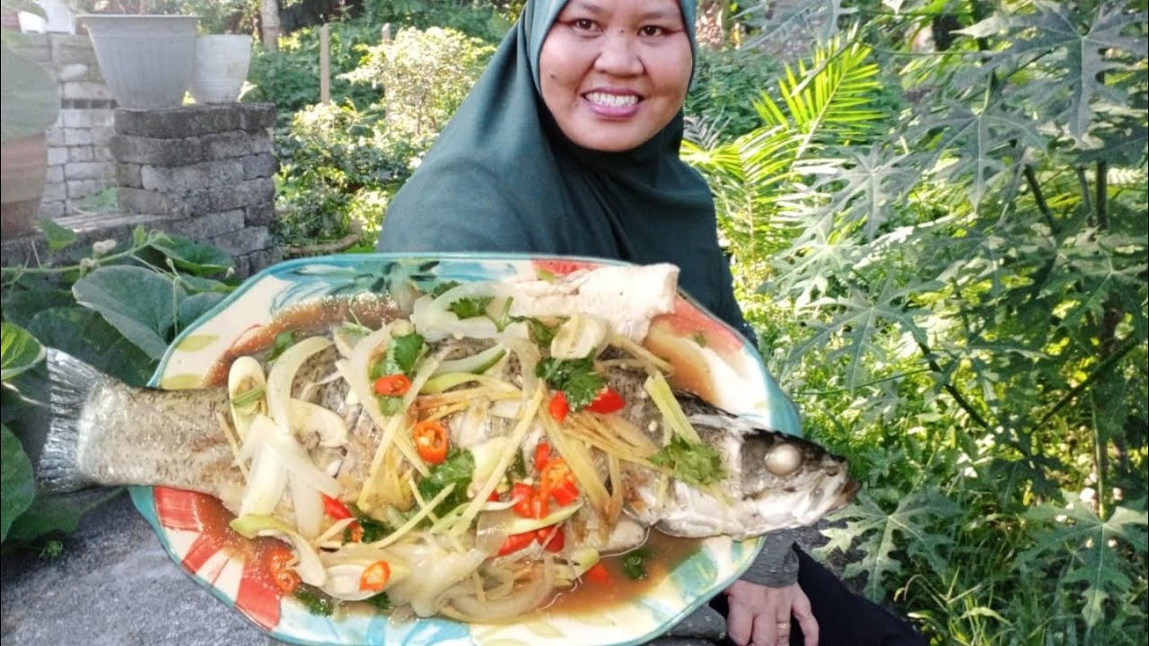 cara masak siakap kukus halia simple by kak nur@ tip waktu sesuai di ...