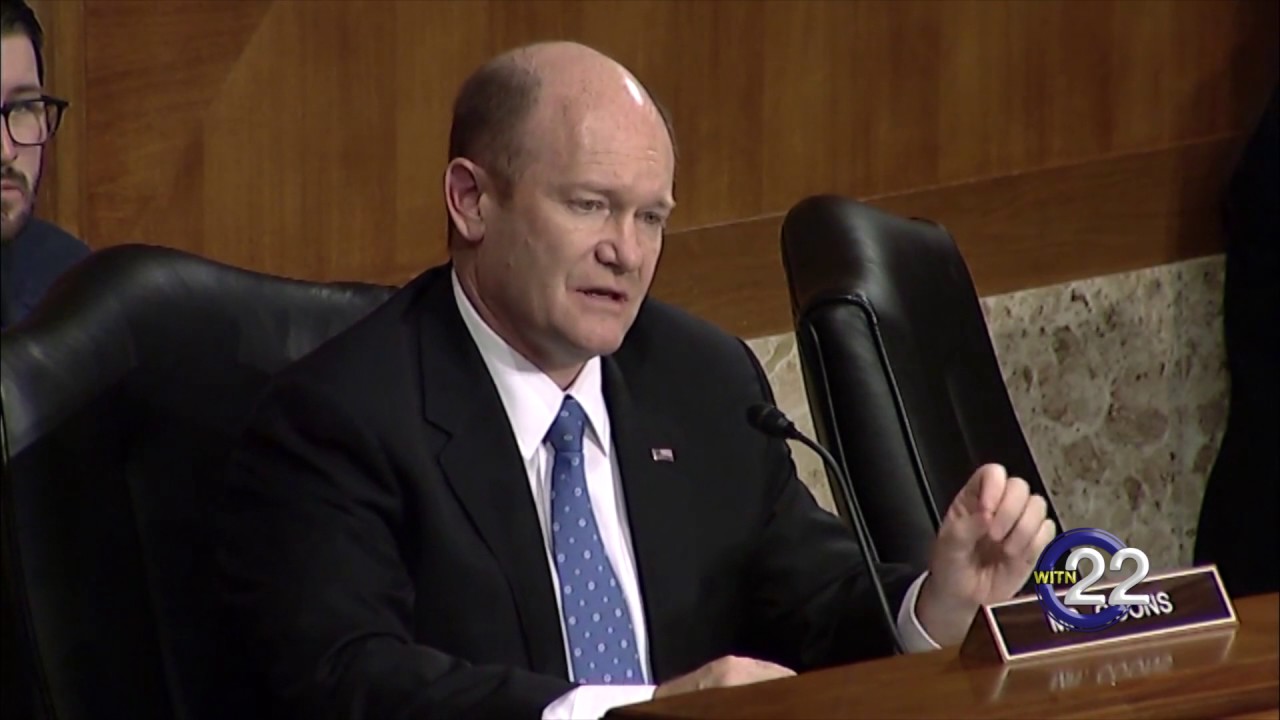 Senator Spotlight - Senator Coons questions US Energy Secretary Rick ...