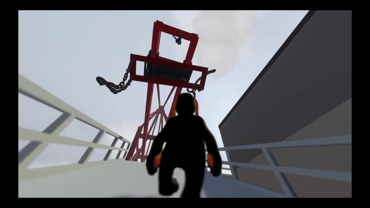 Human Fall Flat - Penguin flies in air - YouTube