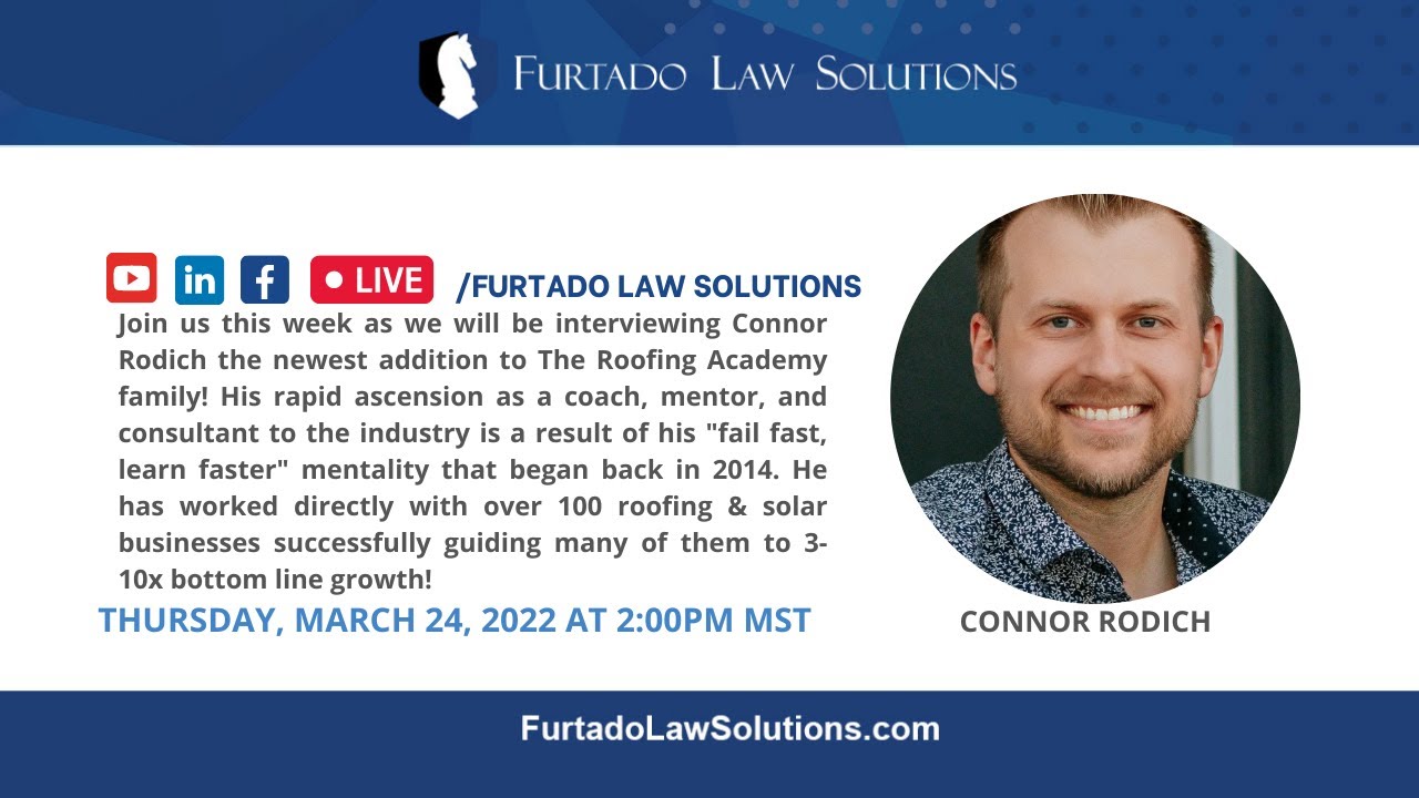 Connor Rodich - The Roofing Academy - YouTube