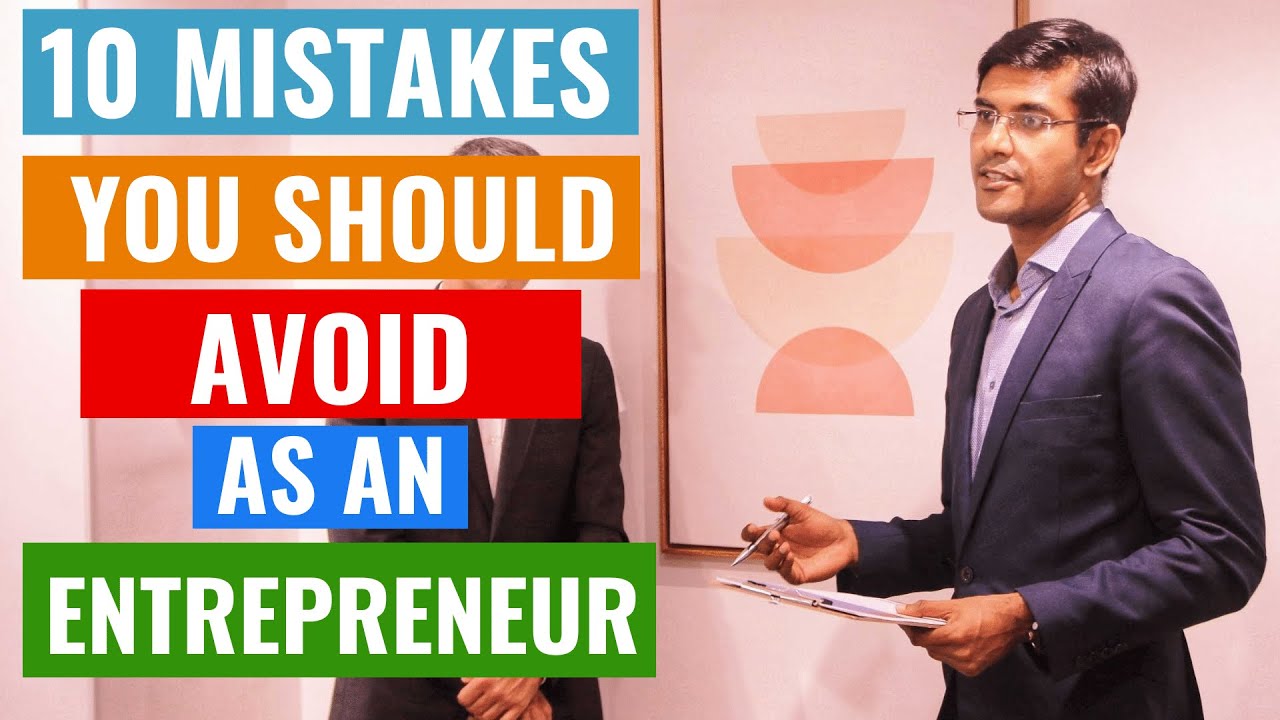 10 Mistakes I made as an entrepreneur in my first year - YouTube