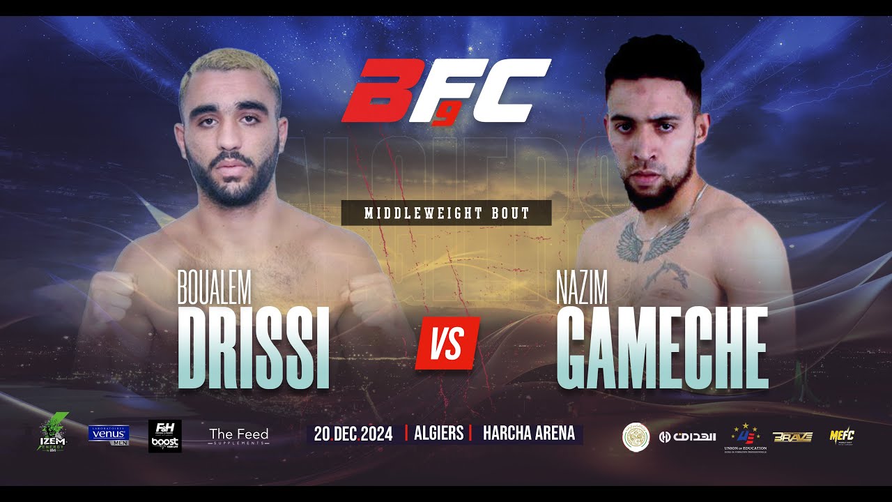 #bfc9 Nazim Gameche VS Boualem Drissi - YouTube