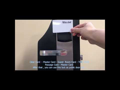 How to program a common room using a passage key - YouTube