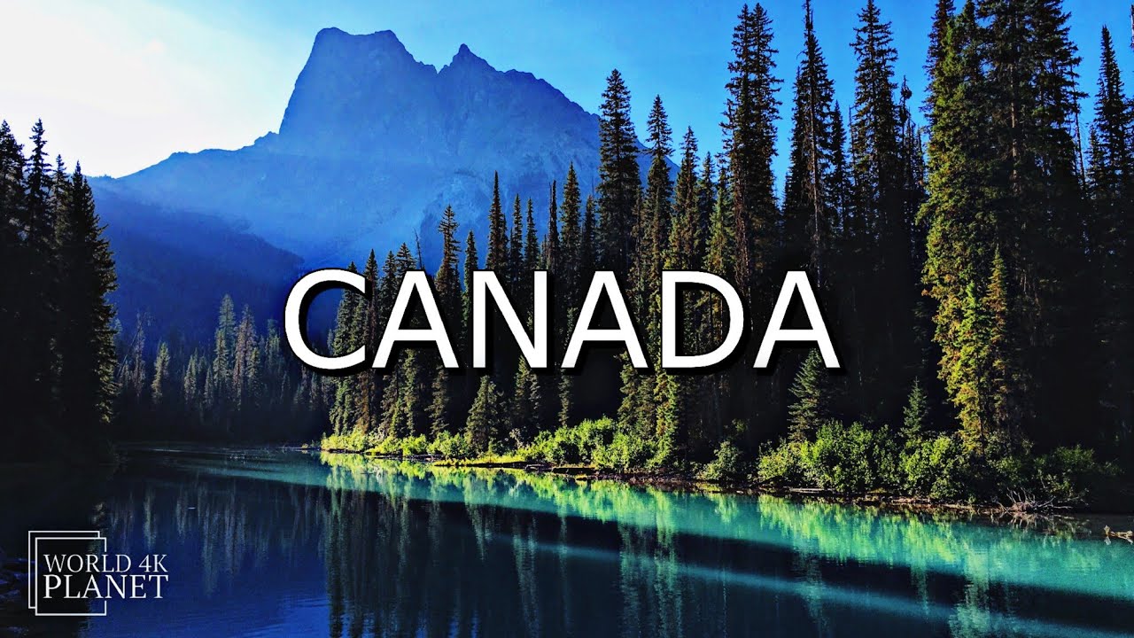 FLYING OVER CANADA 4K UHD - Relaxing Music Along With Beautiful Nature ...