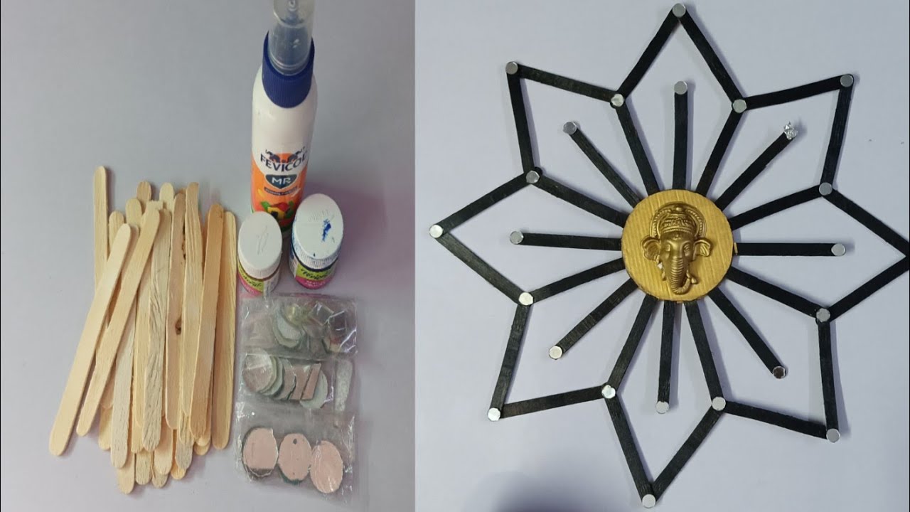 Beautifull Wall Hanging Craft Ideas With Ice Cream Stick YouTube beautifull-wall-hanging-craft-ideas-with-ice-cream-stick-youtube
