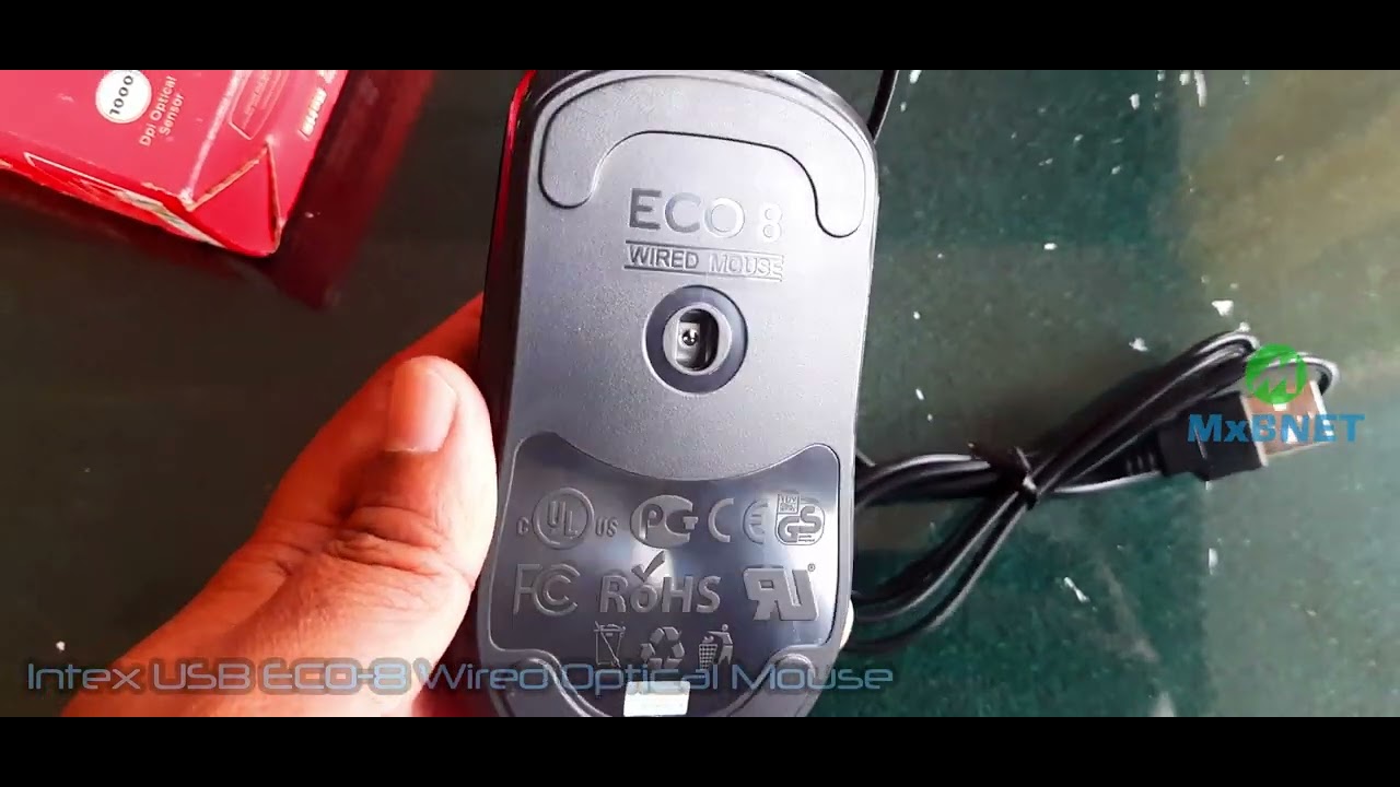 Intex USB ECO 8 Wired Optical Mouse USB 2.0 - Low Cost Good Quality USB ...