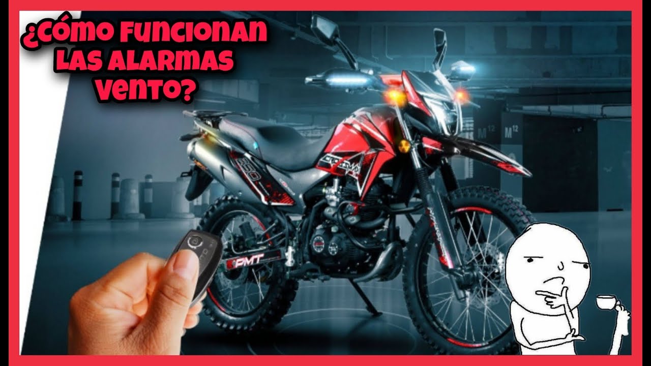 Como funcionan las alarmas en las motos de #vento 🤔 Todas las funciones ...