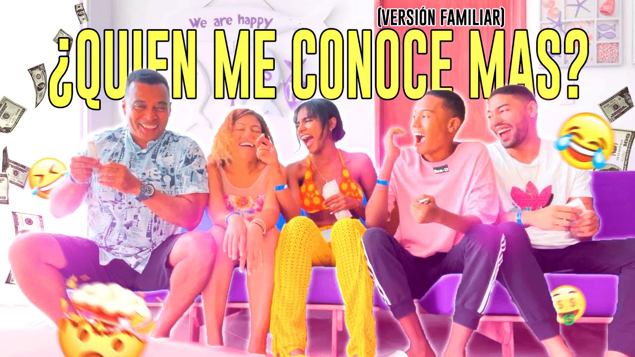 ¿QUIÉN ME CONOCE MÁS? Versión familiar 🤣 - YouTube