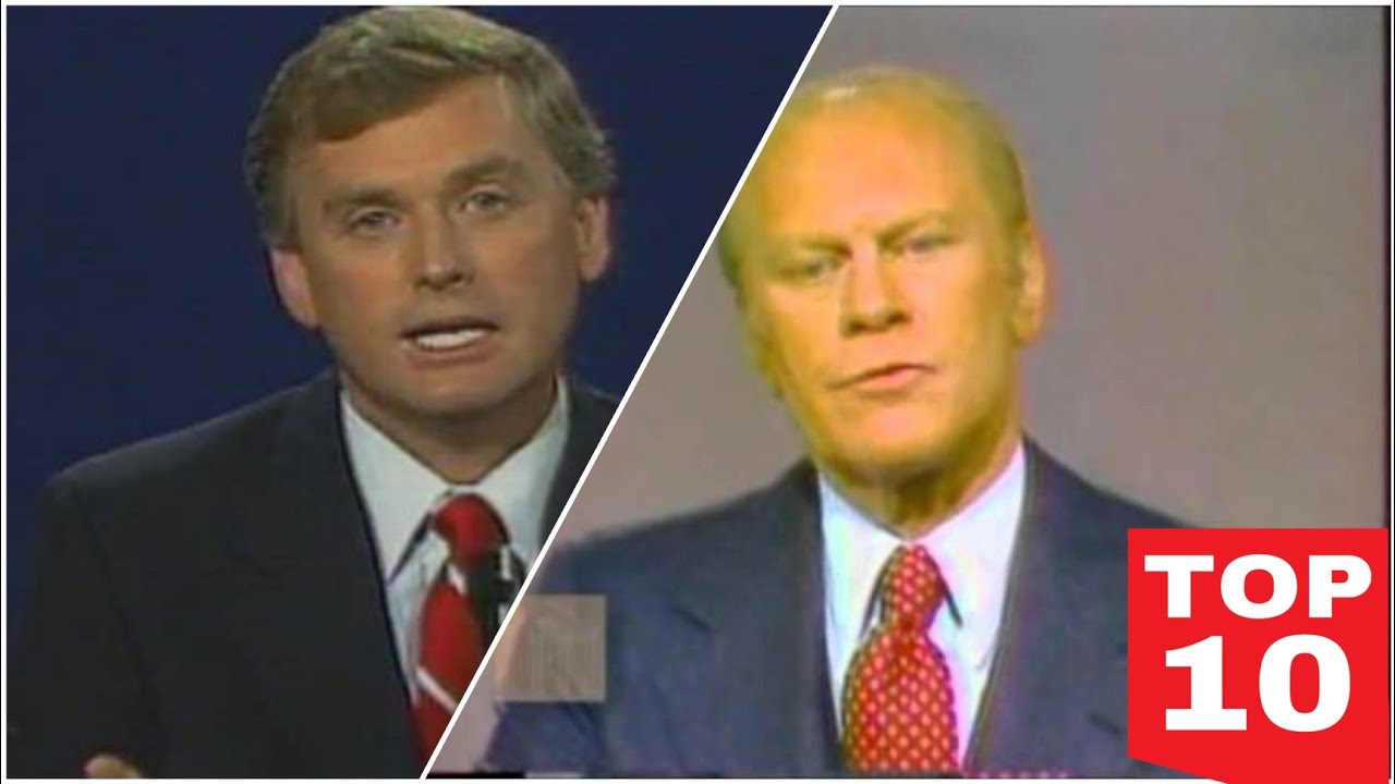 Top 10 Funniest Presidential Debate Moments - YouTube