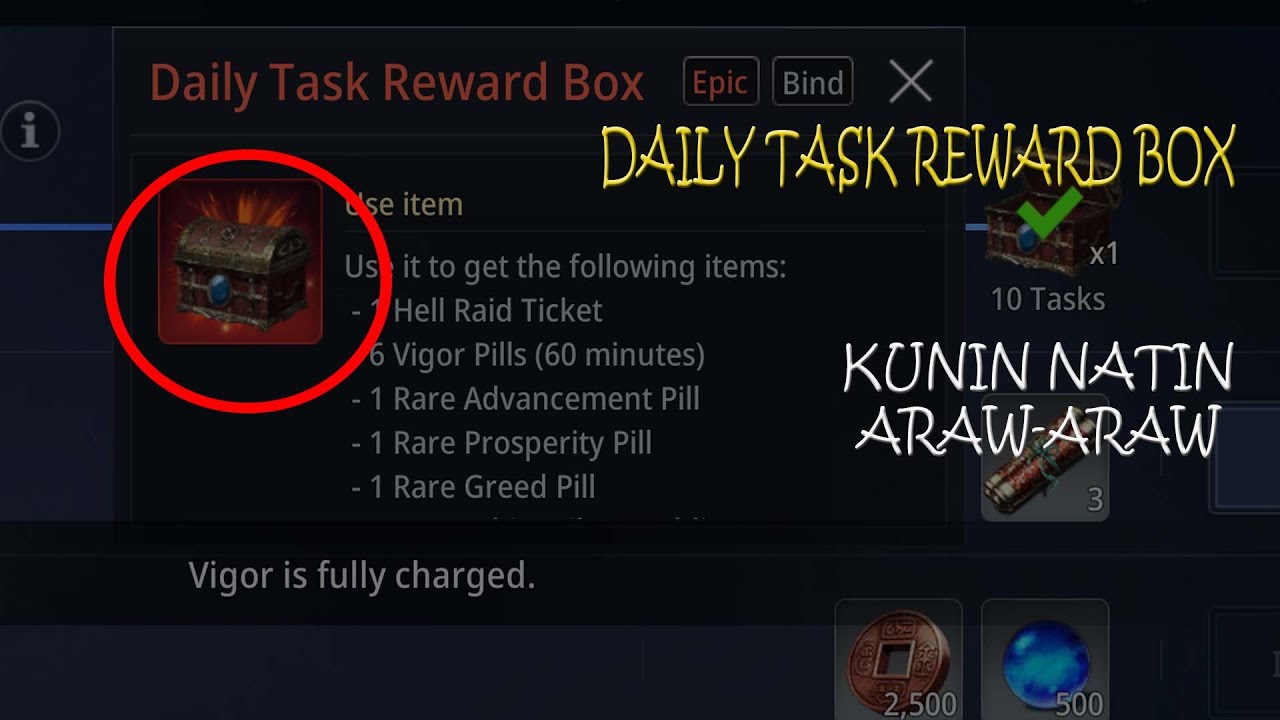 Daily Task Reward Box | MIR4 - YouTube