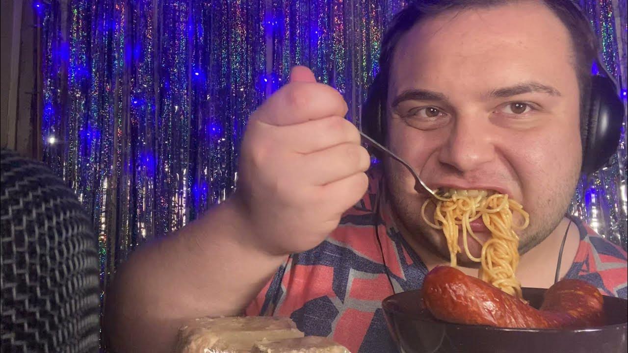 Asmr Nuclear Fire Mac And Cheese Mukbang No Talking Cooking And Eating