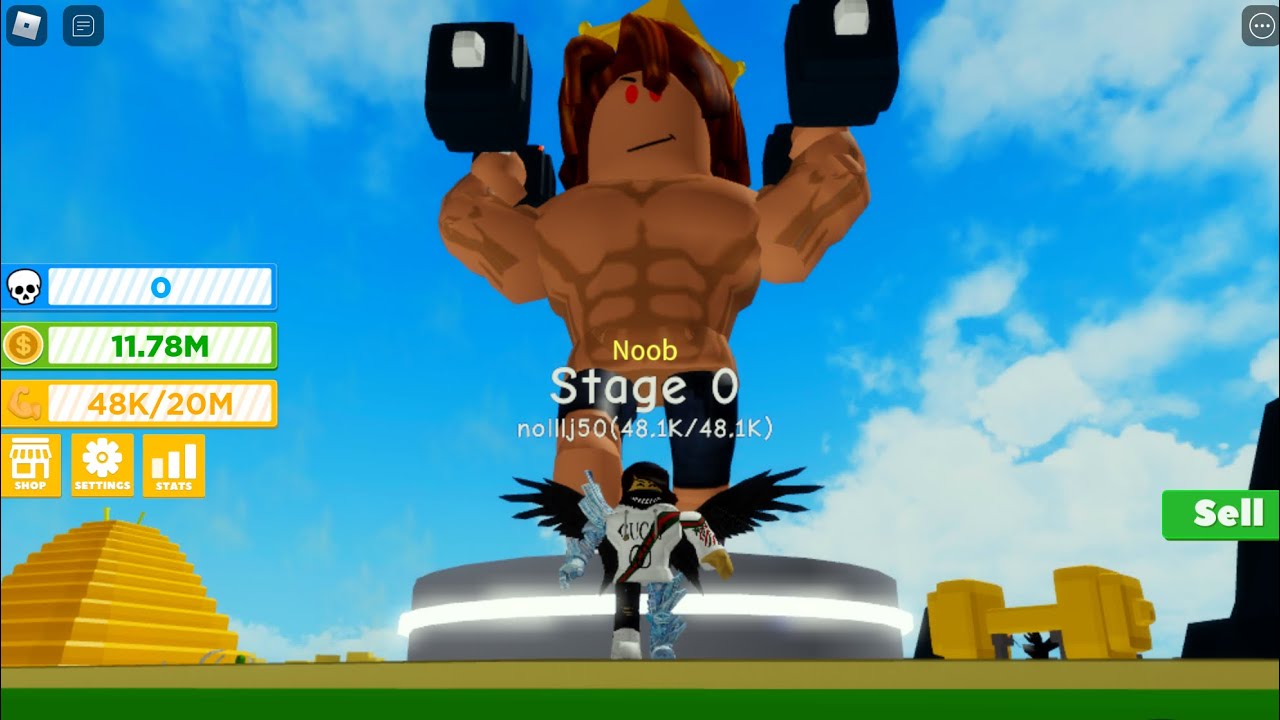 Big Lifting Simulator In Roblox - YouTube