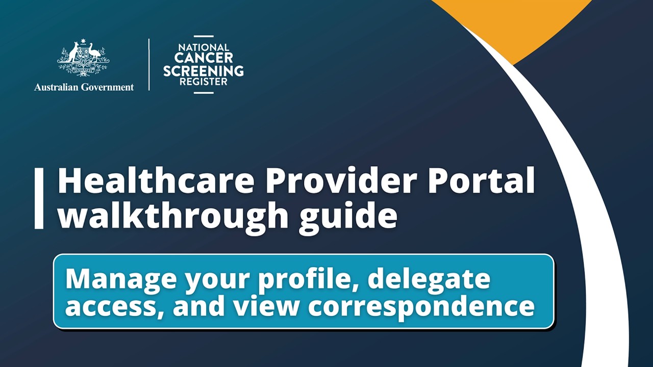 Healthcare Provider Portal – Manage profile and delegations - YouTube