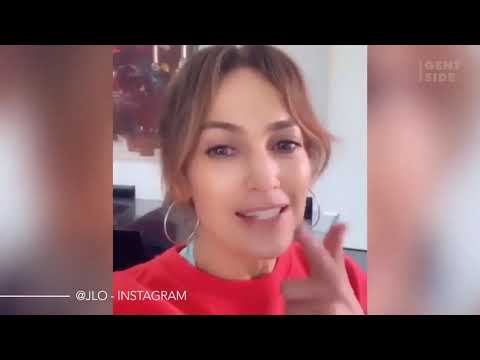 Jennifer Lopez sobe a temperatura do Instagram com calça legging que marca toda a sua anatomia