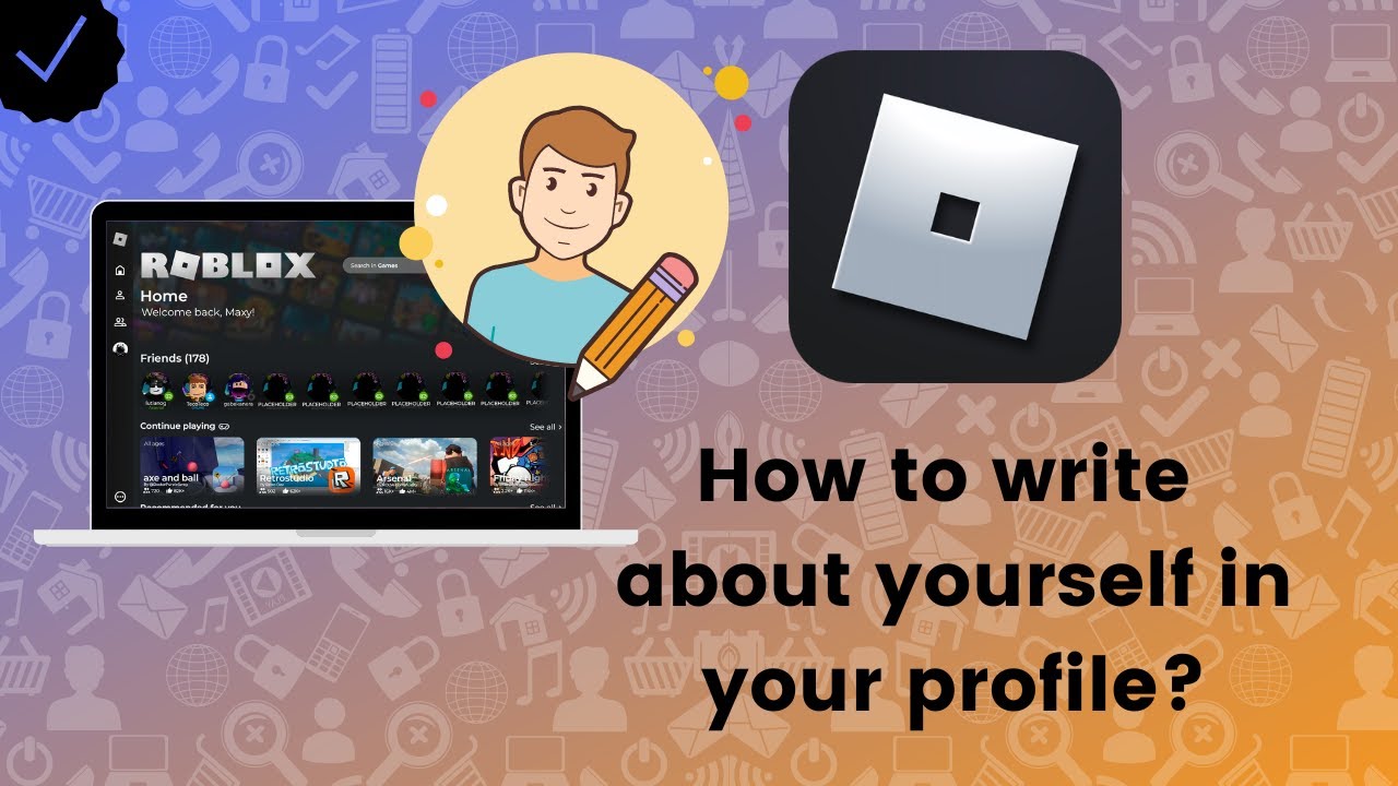 How to write about yourself in your profile on Roblox.com? - YouTube