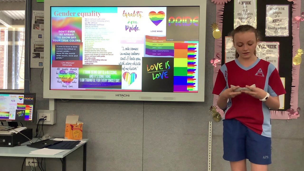 Gender Equality | Miranda Low | Asquith Public School - YouTube