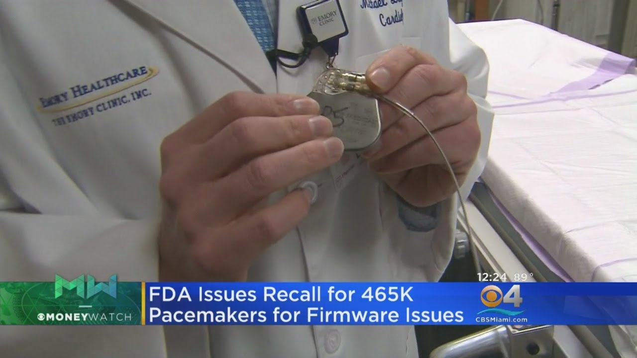 Nearly Half A Million Pacemakers Recalled, Vulnerable To Hacking - YouTube