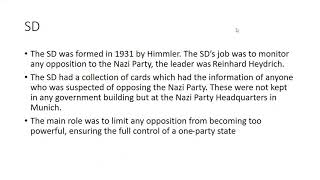 Gcse History Weimar And Nazi Germany Unit 3 Lesson 3 Night Of The Long ...