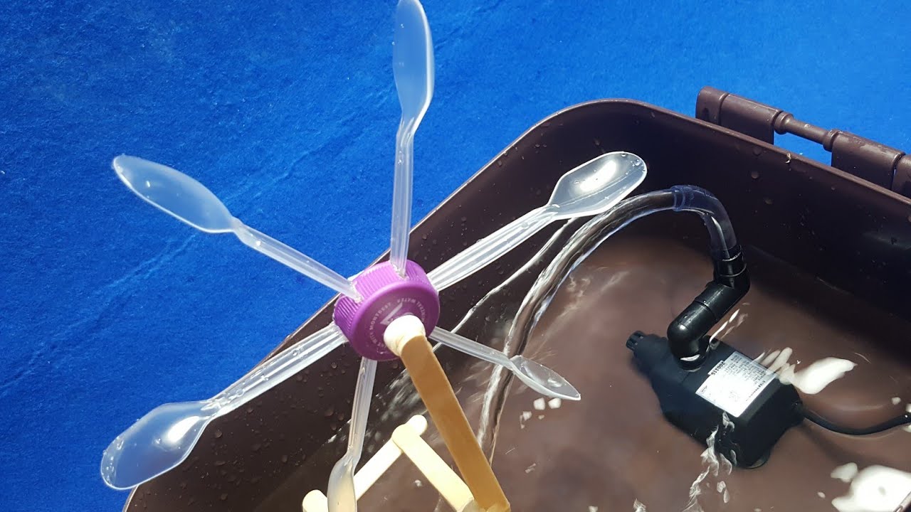 간단한 분수 만들기 / Making a Simple Watermill - YouTube