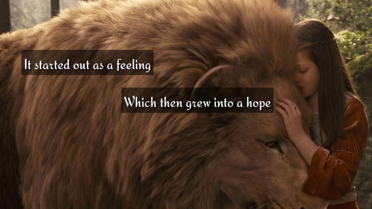 Soundtrack film NARNIA| The call - regina spector (with lyrics) - YouTube