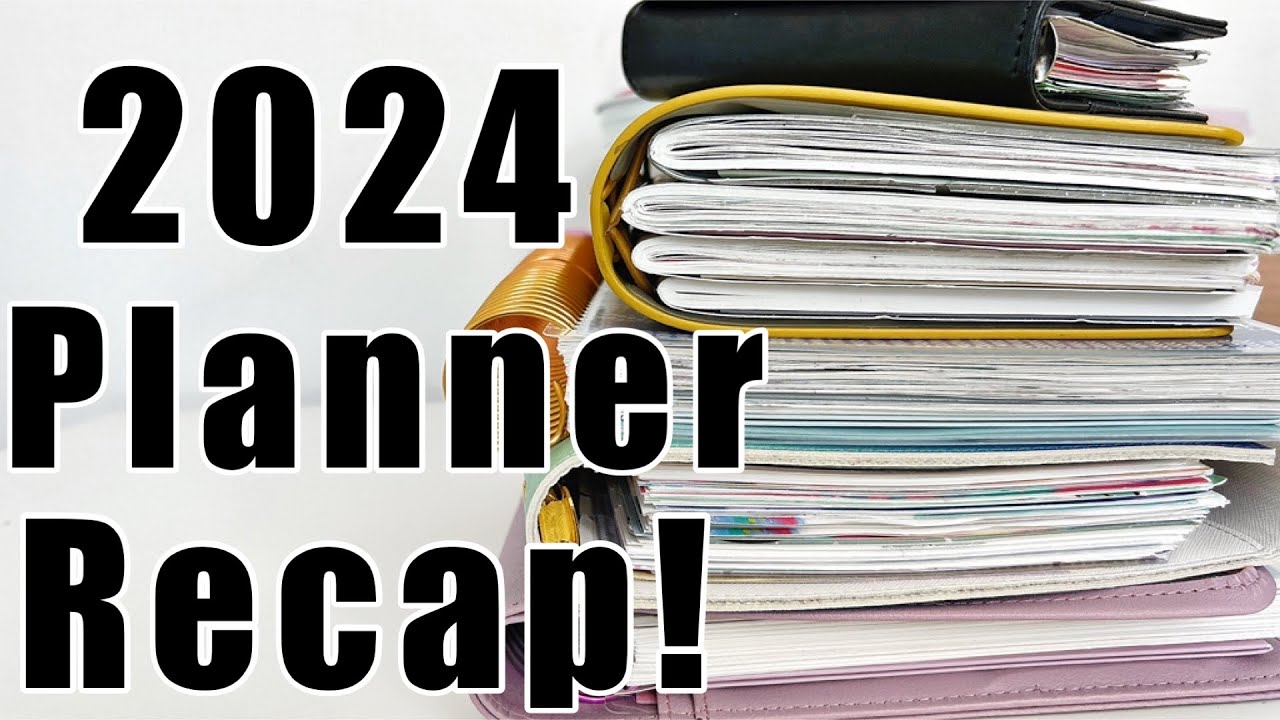 2024 PLANNER RECAP! HUGE PLANNER STACK! MY COMPLETED 2024 PLANNERS ...