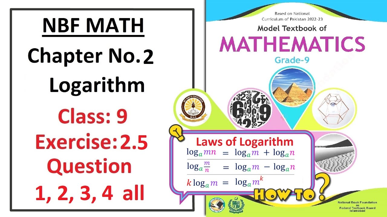 Math Class 9 (NBF) Exercise 2.5 Questions 1, 2, 3, 4 - Full solution ...