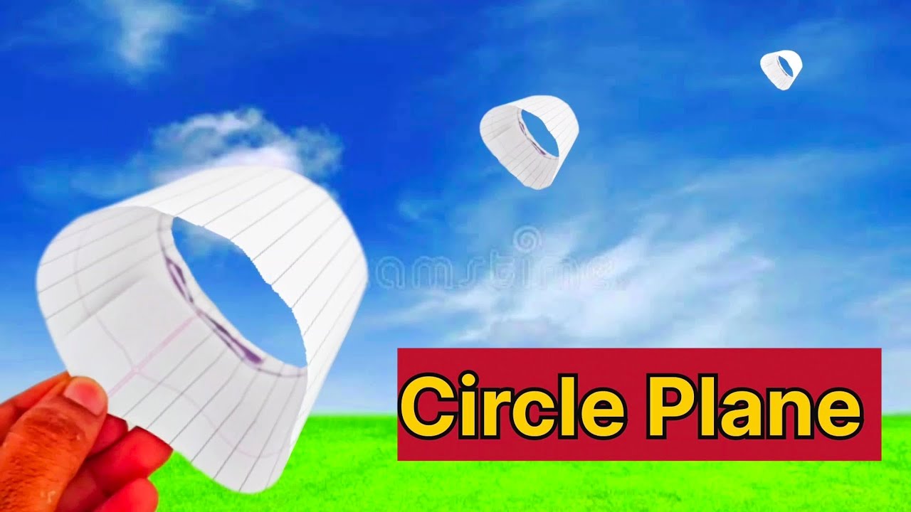 How To Make Circle Plane, Paper Pipe Plane, Flaying Pipe Plane, Best ...