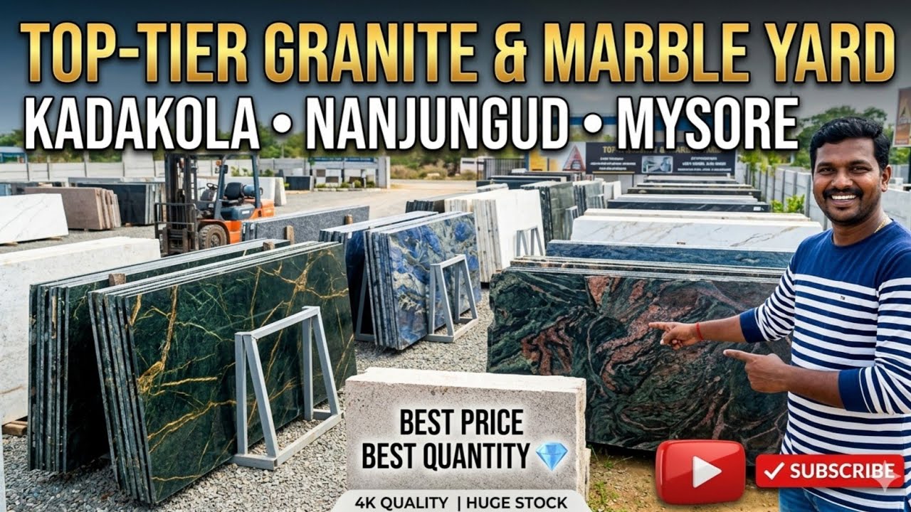 Granite Yard Kadakola Nanjungud Mysore ll Granite Slabs For Home ...