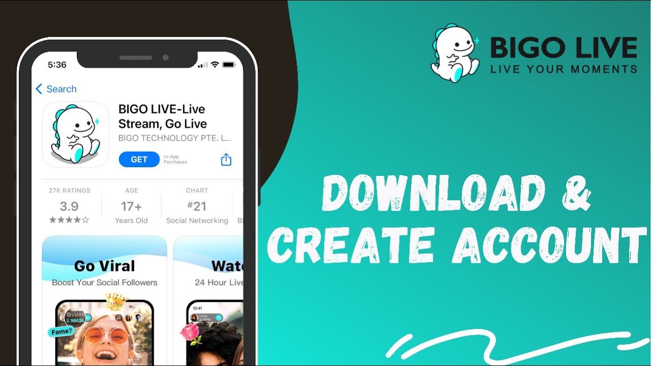How To Download Bigo Live App and Sign Up | Create Bigo Account - YouTube