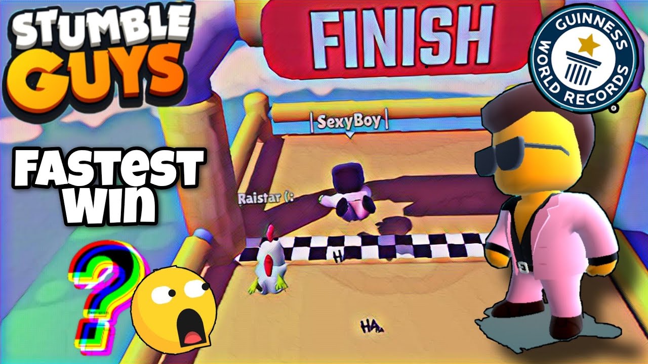 Fastest Win In Spin Go Round? | Stumble Guys World Record | Stumble ...