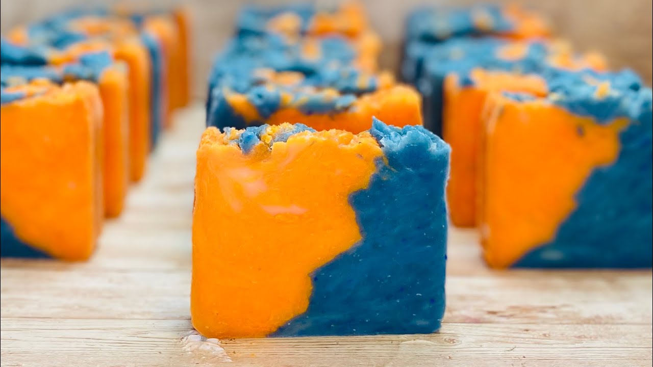 Angry Hot process soap - YouTube